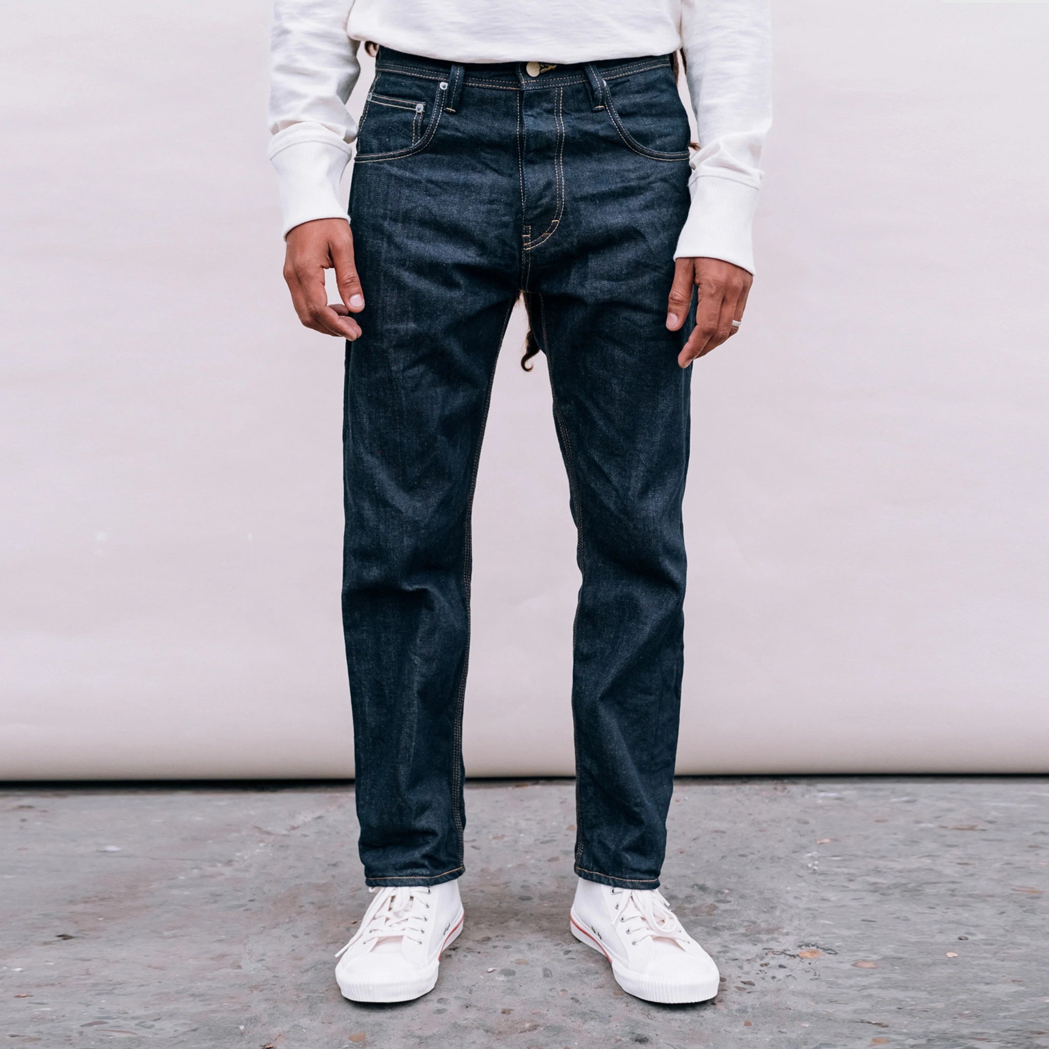 eat dust fit 73 loose tapered selvedge denim – www.sublime.bz